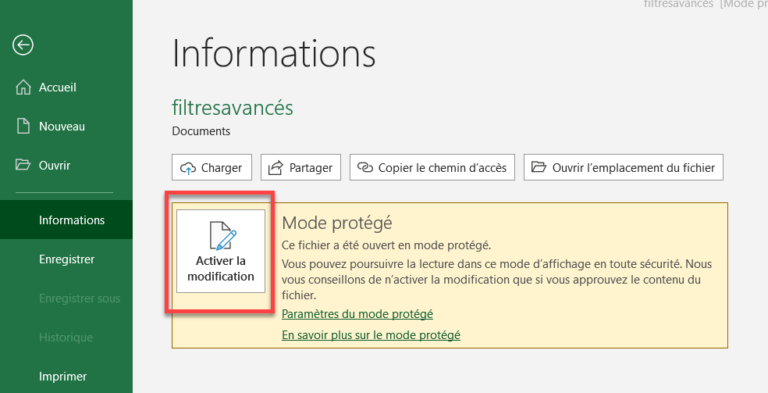 Vue Protégée Comment Désactiver Et Activer La Modification Dans Excel Automate Excel
