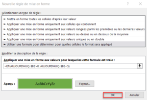 Appliquer une Mise en Forme Conditionnelle à des Dates Dans Excel et ...