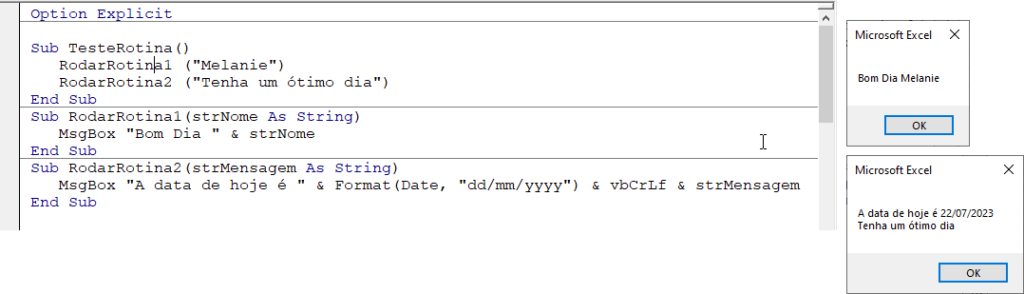 VBA - Chamar/Executar uma Sub a Partir de Outra Sub - Automate Excel