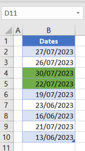 Appliquer une Mise en Forme Conditionnelle à des Dates Dans Excel et ...
