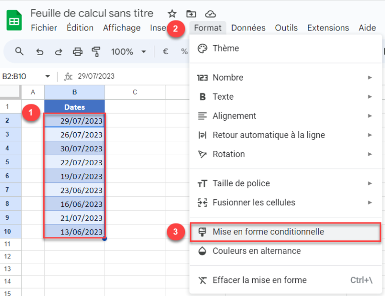 Appliquer une Mise en Forme Conditionnelle à des Dates Dans Excel et ...