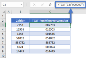 Führende Nullen in Excel und Google Sheets hinzufügen - Automate Excel