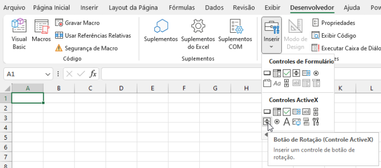 Vba Botão De Rotação Excel Automate Excel