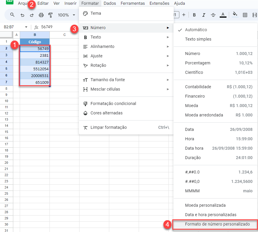 Números de Preenchimento (Adicionar Zeros à Esquerda) no Excel e no ... Números de Preenchimento (Adicionar Zeros à Esquerda) no Excel e no ...