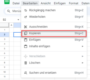 Verbundene Zellen in Excel und G-Sheets kopieren und einfügen - Automate Excel