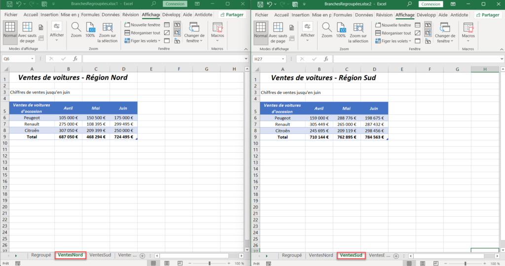 Comparer Deux Feuilles pour Identifier les Différences dans Excel et Google Sheets - Automate Excel