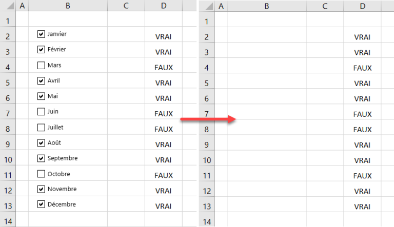 Comment Supprimer une Case à Cocher dans Excel et Google Sheets ? - Automate Excel