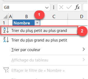 Comment Trier par Nombre Dans Excel et Google Sheets - Automate Excel