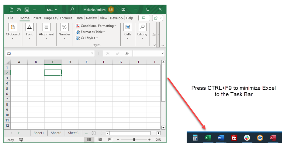 Excel Viewing Shortcuts - Automate Excel