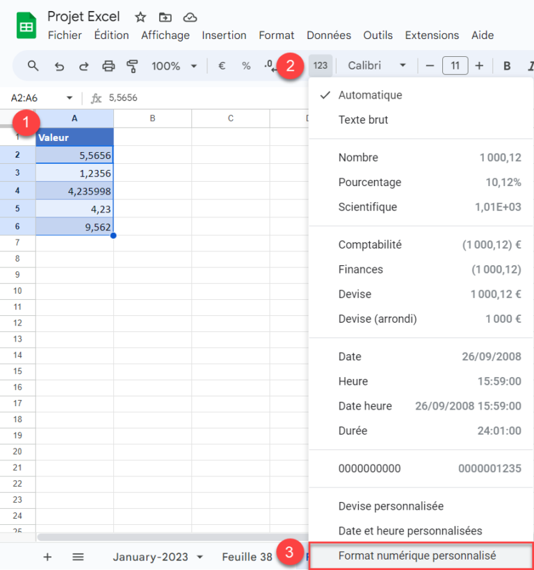 Comment Arrondir des Nombres sans Formule dans Excel et Google Sheets - Automate Excel