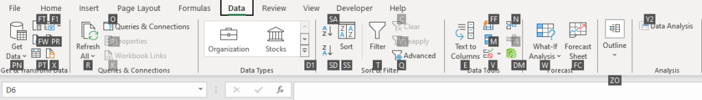 Excel Ribbon Shortcuts - Automate Excel