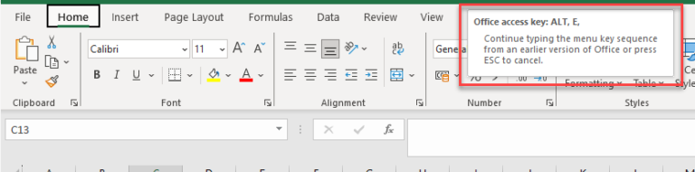 Excel Ribbon Shortcuts - Automate Excel