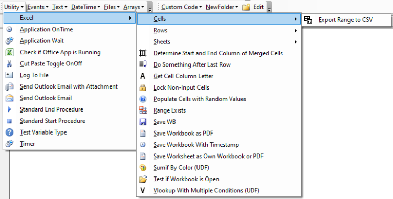 Code Library - Automate Excel